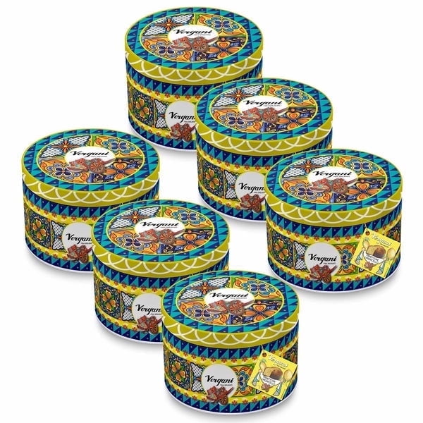 Vergani Sicily Lemon Cream Panettone, Pack of 6 -Traditional Italian ...
