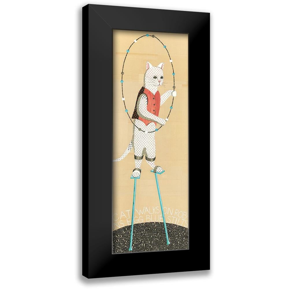 Verhoeven, Judy 9x18 Black Modern Framed Museum Art Print Titled - Cat ...