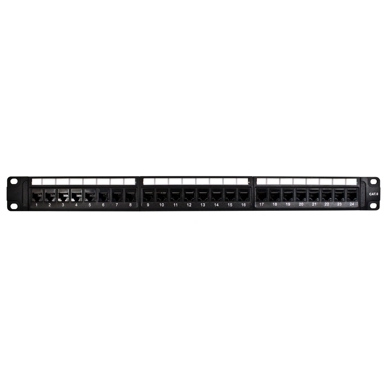 Vericom MPP6U-01361 CAT-6 Unshielded Patch Panel (24 Port) - Walmart.com