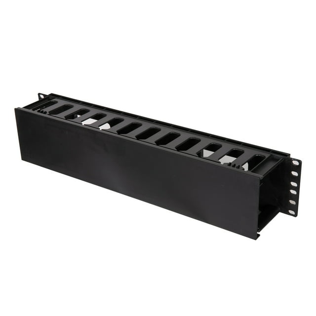 Vericom Plastic Horizontal Slotted Finger Duct Cable Manager (2U ...