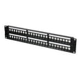 Vericom VGS Unshielded Modular Patch Panel with Labels, Unloaded (48 ...