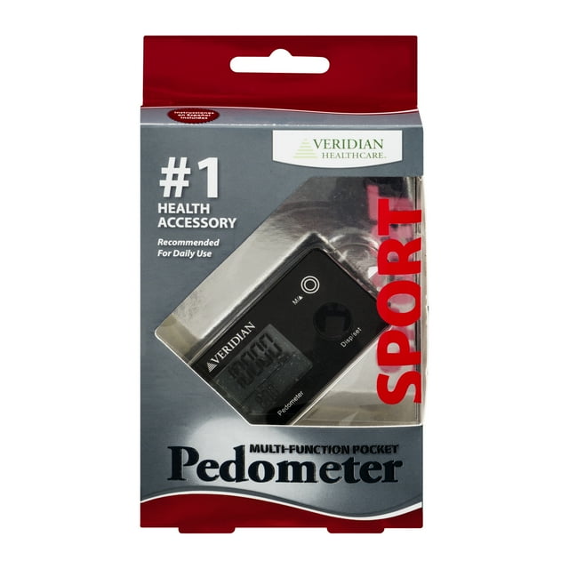 Veridian Healthcare LLC Multi-Function Pocket Pedometer - Walmart.com