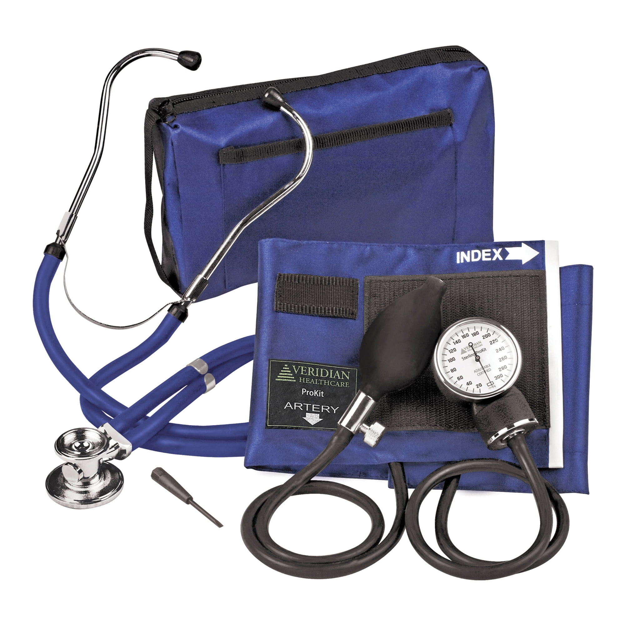 Veridian Healthcare Sterling ProKit Adjustable Aneroid Sphygmomanometer ...