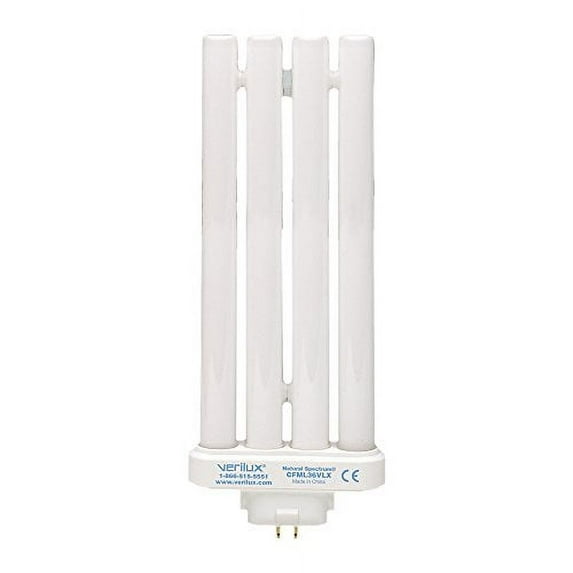 Verilux CFML36VLX Daylight White 36W Replacement Bulb, 120V, 6500K ...