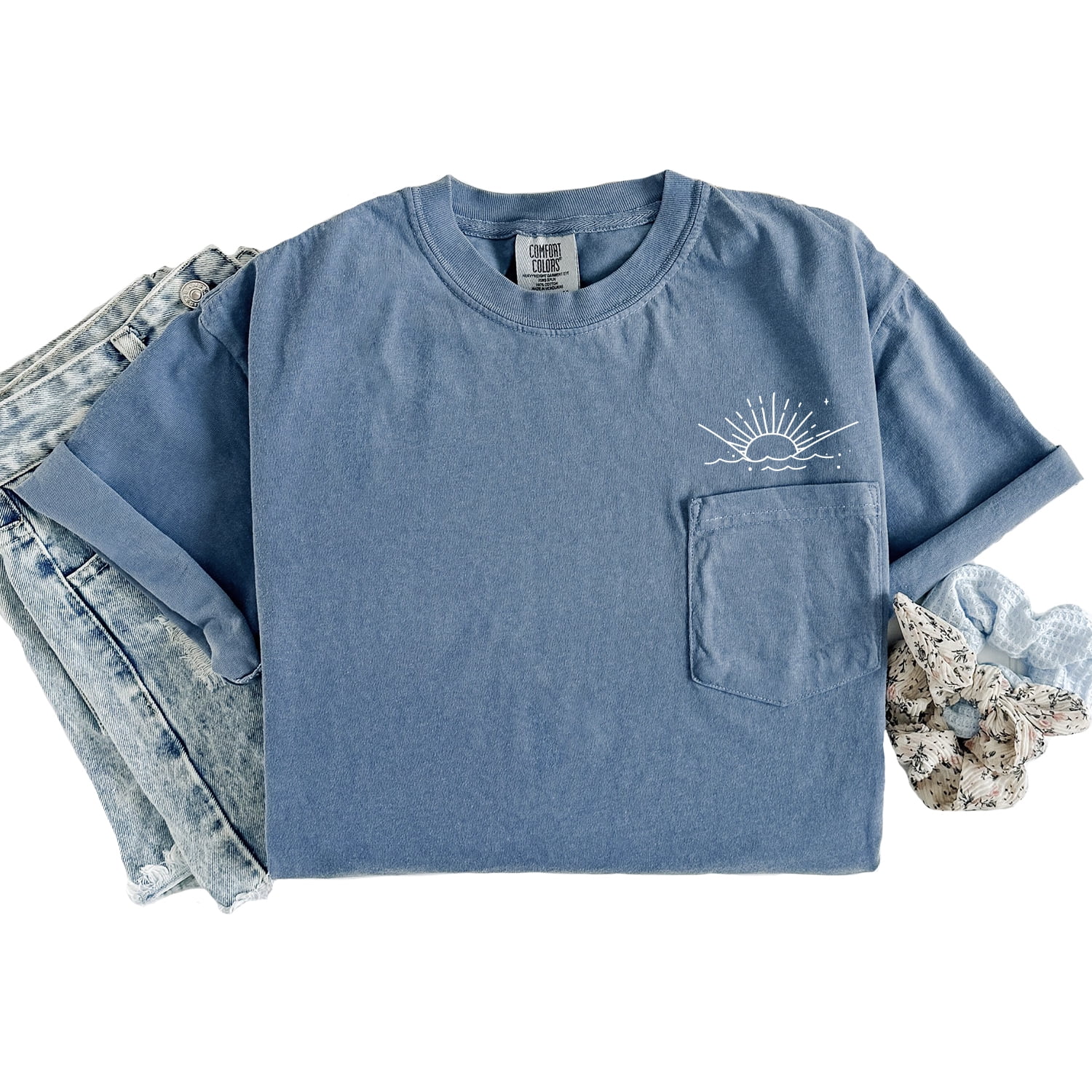 Verita Culture Sunshine And Wave Women's Beach Lovers Garment Dyed ...