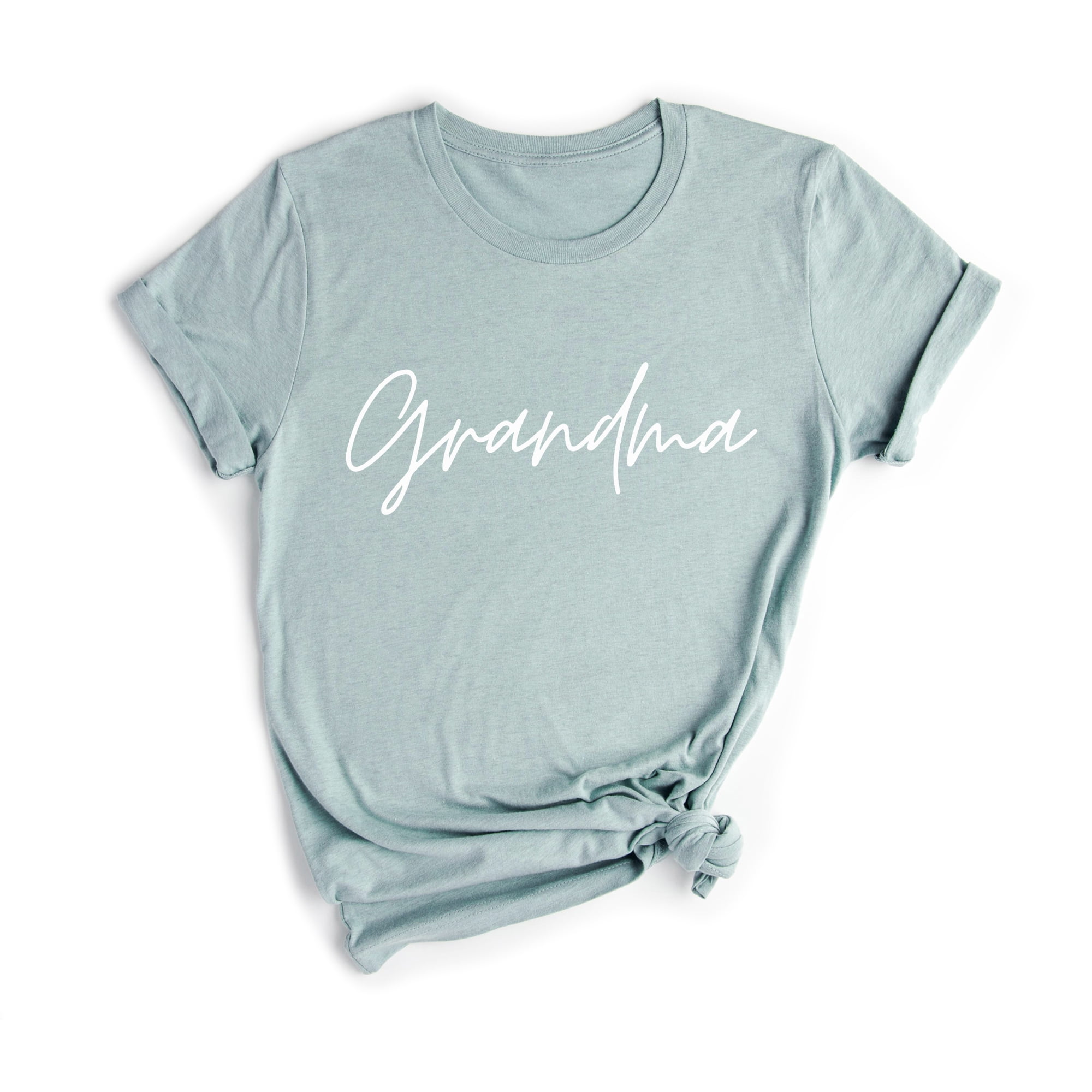 Verita Culture Women's Grandma Cursive Graphic Short Sleeve Tee T-shirt ...