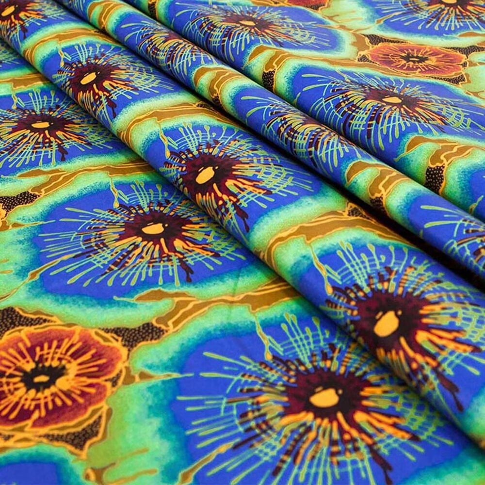 VeritableWax African Traditional Classic Fabrics 6 Yards Ankara Wax ...