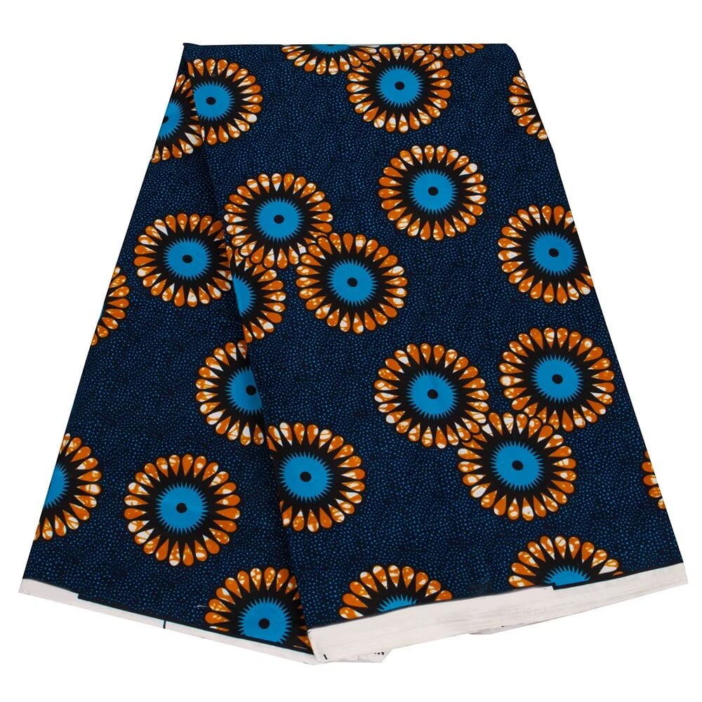 VeritableWax African Traditional Fabrics 6 Yards Ankara African Fabric ...