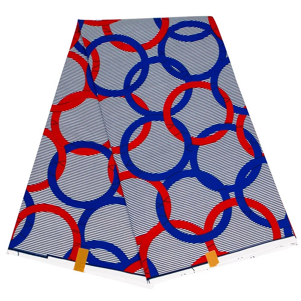 VeritableWax Ten brightly colored fabrics 6 Yards Ankara African Fabric ...