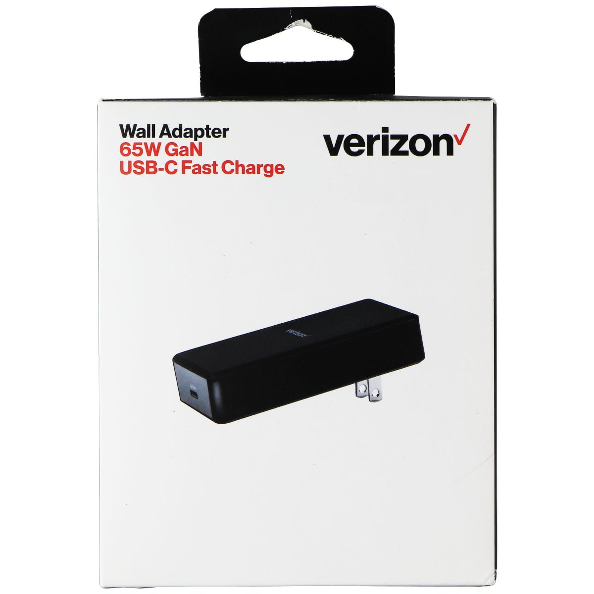 Verizon (65W) GaN USB-C Fast Charge Wall Adapter - Black - Walmart.com