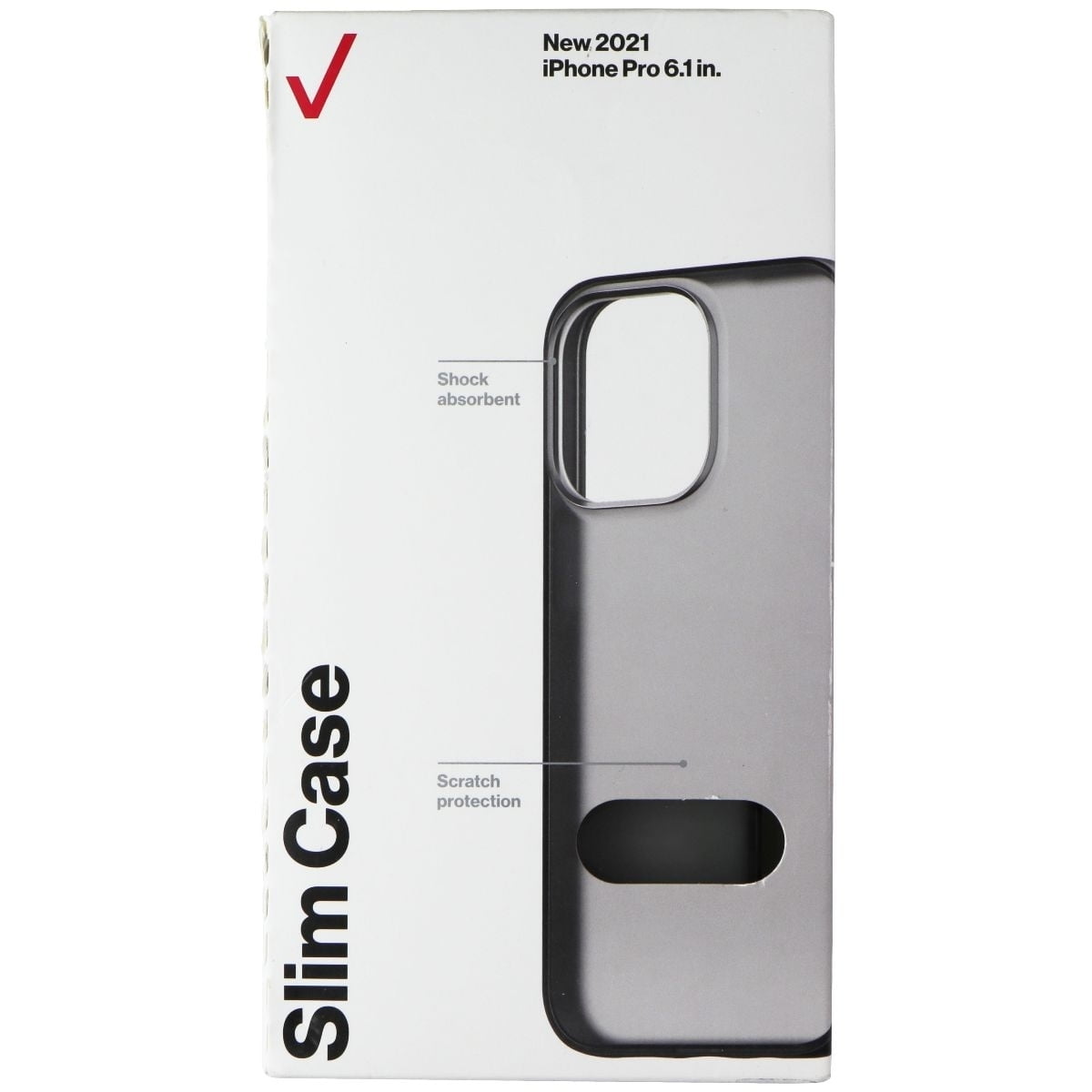 Verizon Slim Sustainable Hard Case for iPhone 13 Pro - Black/Smokey ...