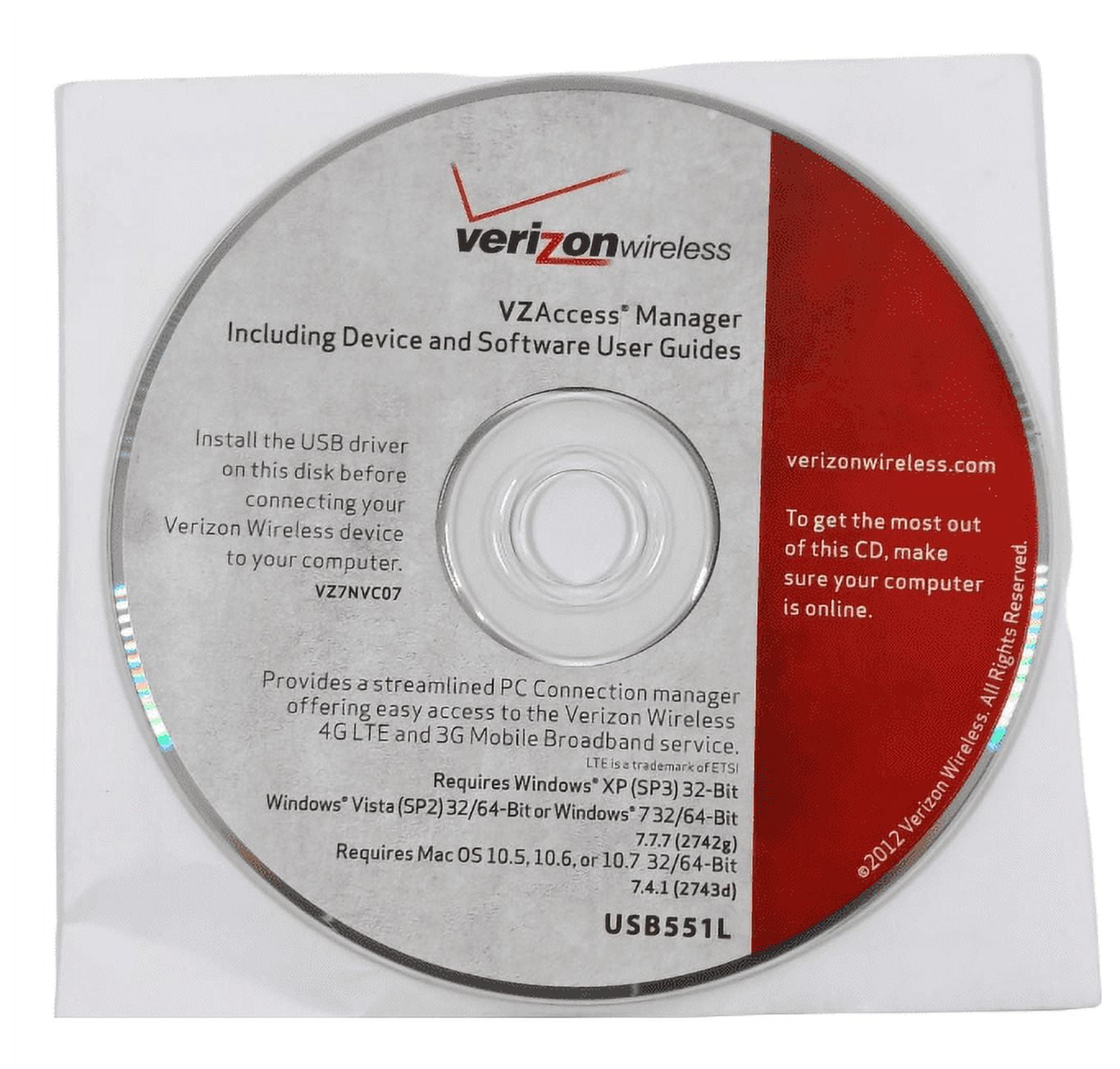 Verizon Wireless VZAccess Manager Including Device & Software User ...