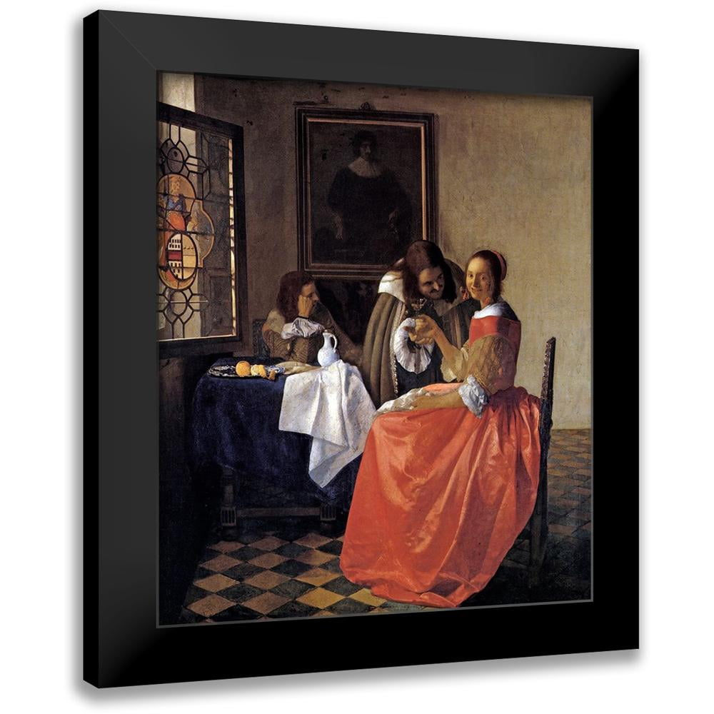 Vermeer, Johannes 12x14 Black Modern Framed Museum Art Print Titled - A ...
