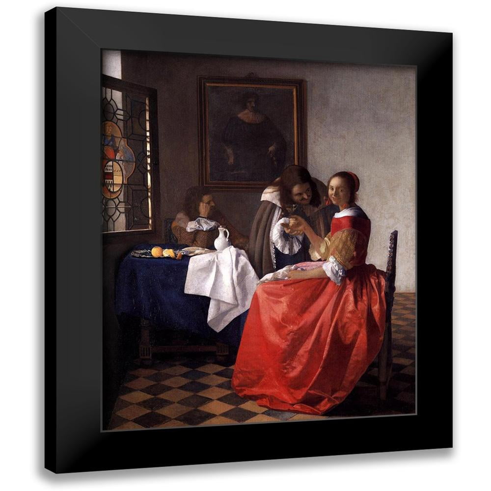 Vermeer, Johannes 12x14 Black Modern Framed Museum Art Print Titled - A ...