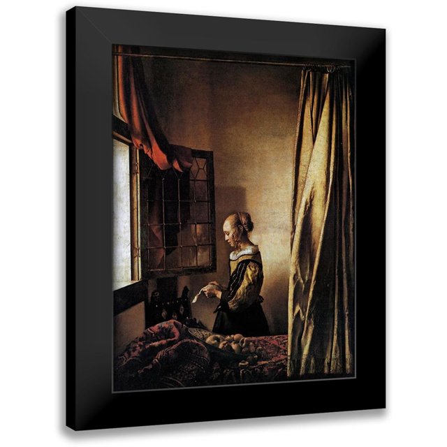 Vermeer, Johannes 15x18 Black Modern Framed Museum Art Print Titled ...