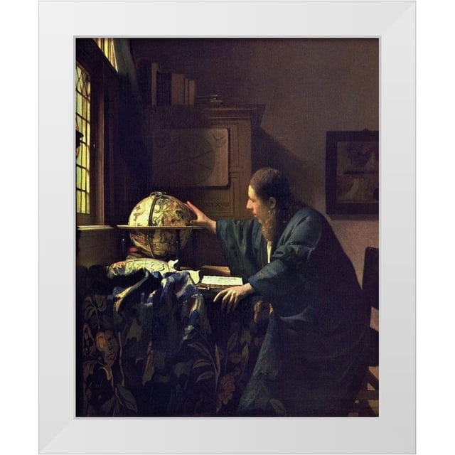 Vermeer, Johannes 15x18 White Modern Wood Framed Museum Art Print ...