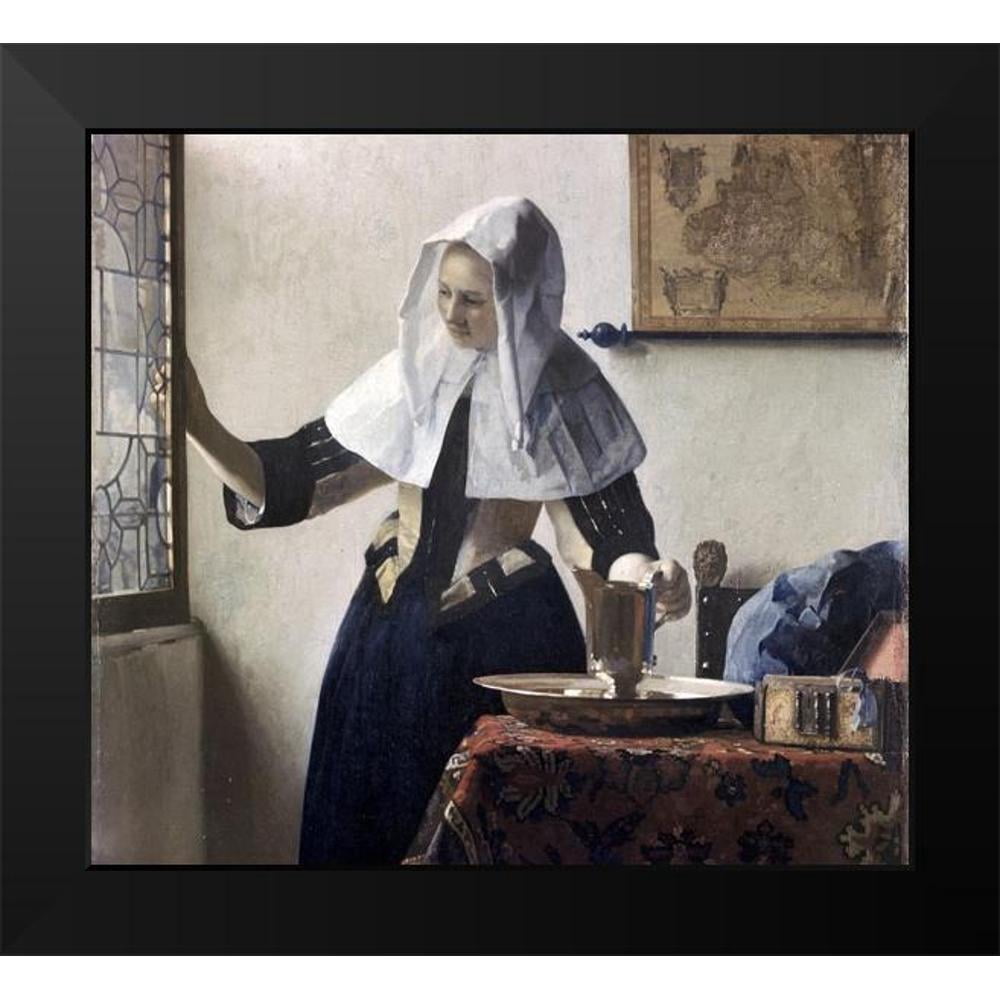 Vermeer, Johannes 22x20 Black Modern Framed Museum Art Print Titled ...