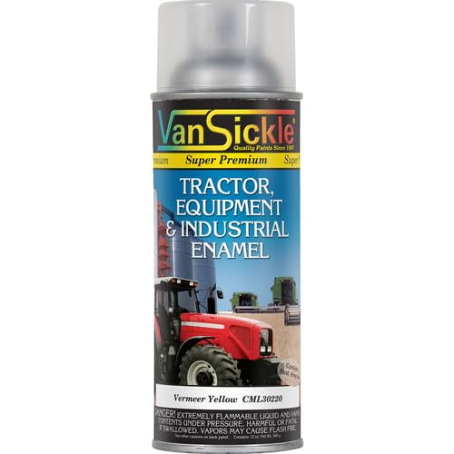 Vermeer Yellow Equipment Aerosol fits Paint Vermeer - Walmart.com