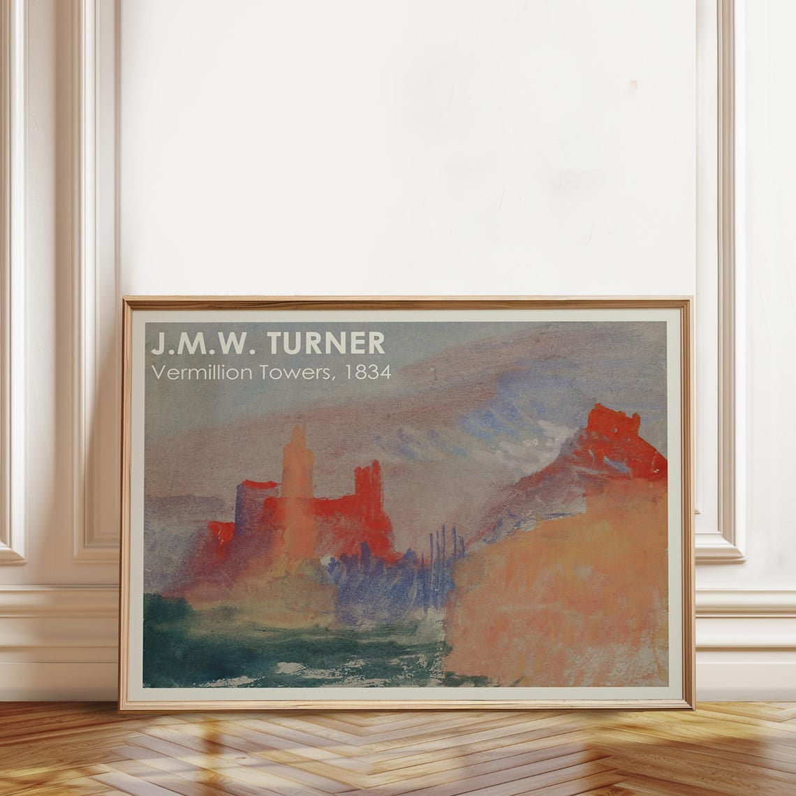 Vermillion Towers By Jmw Turner - Romantic English Watercolor Print ...