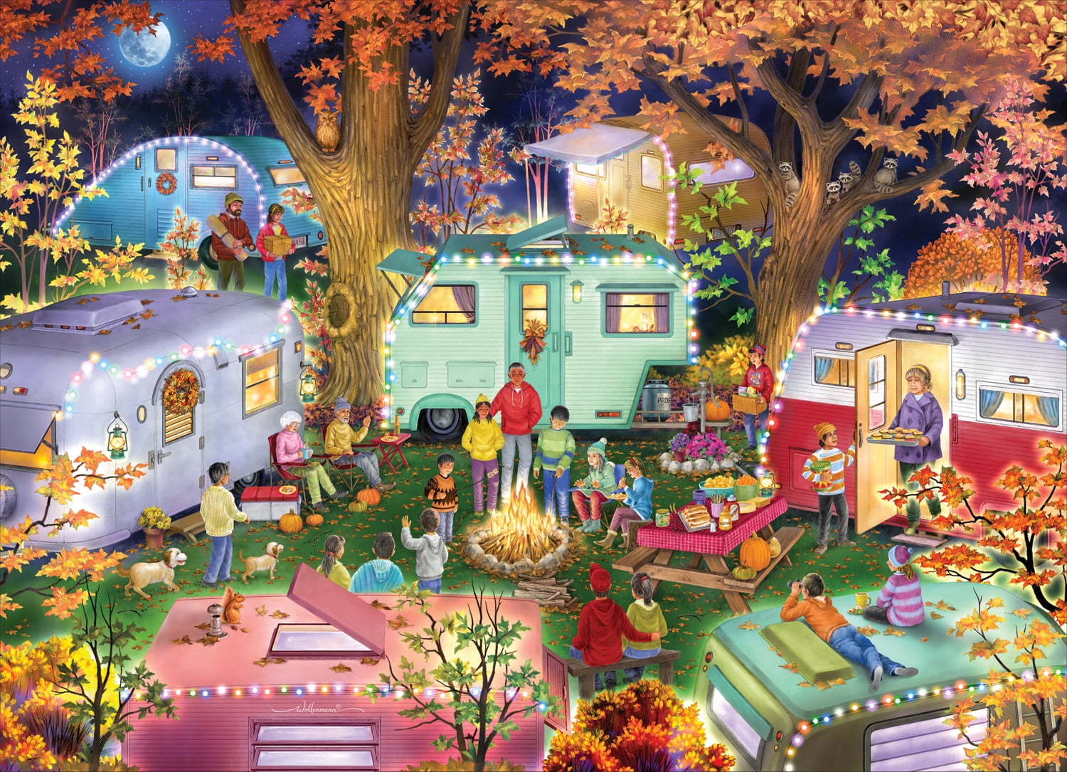 Vermont Christmas Company Camping in The Fall Jigsaw Puzzle 1000 Piece ... Vermont Christmas Company Camping in The Fall Jigsaw Puzzle 1000 Piece ...
