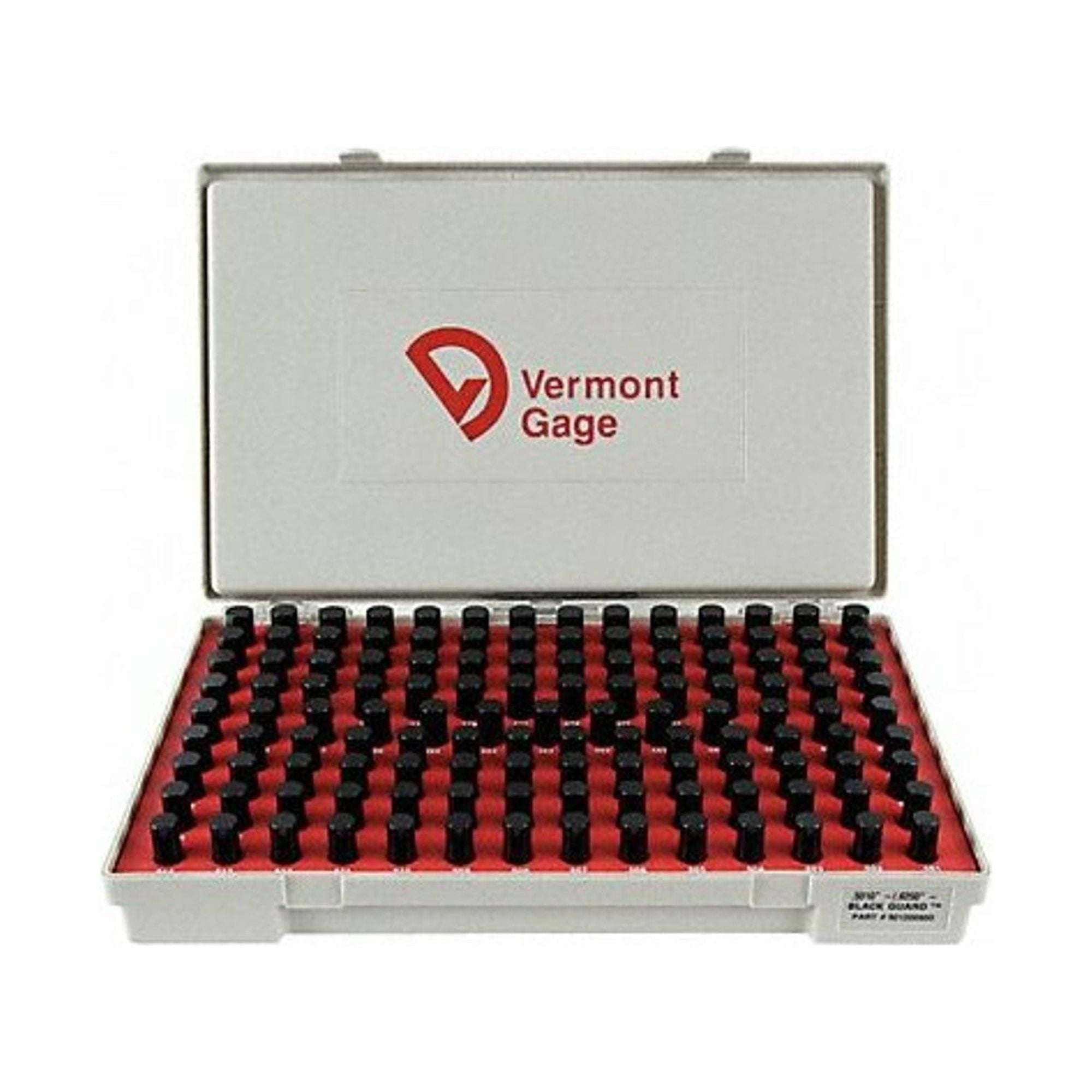 Vermont Gage Black Ox-Coated Pin Gauge Set,Dim Type " 901200600 ...