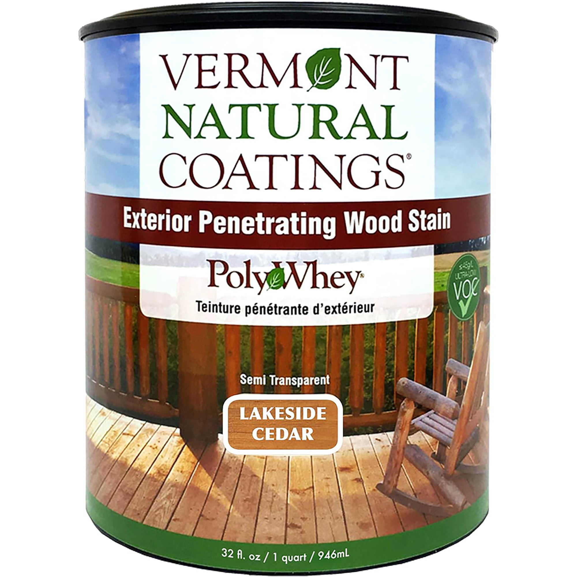 Vermont Natural Coatings PolyWhey Exterior Penetrating Stain Lakeside ...