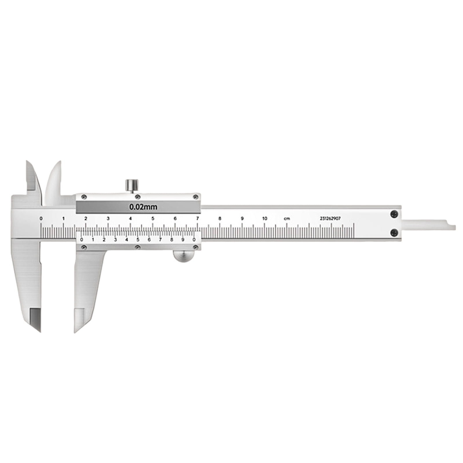 Vernier Caliper 0-100mm Stainless Small Size Student Caliper Micrometer ...