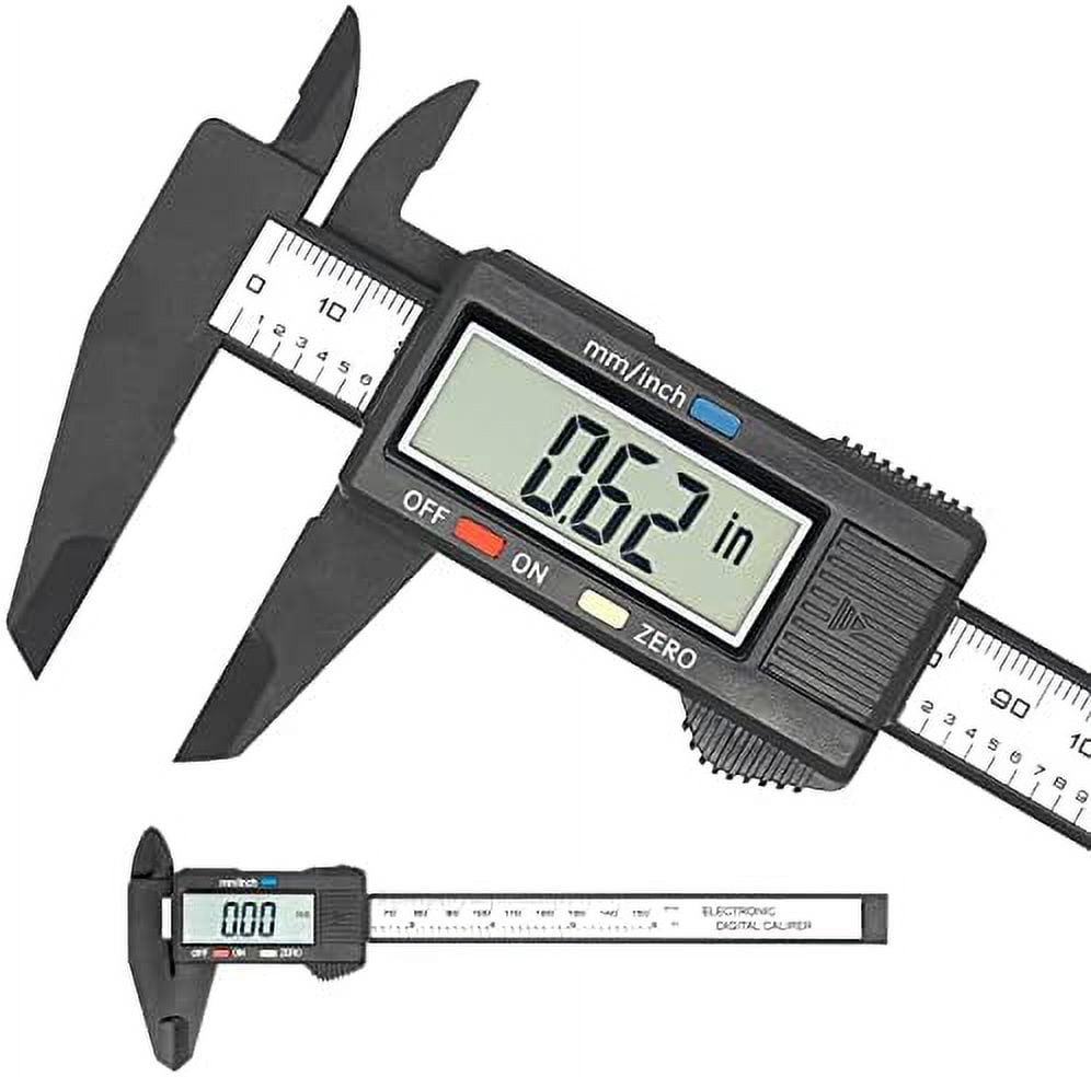 Vernier Caliper 0-150mm Measuring Tool 6 inch LCD Digital Electronic ...