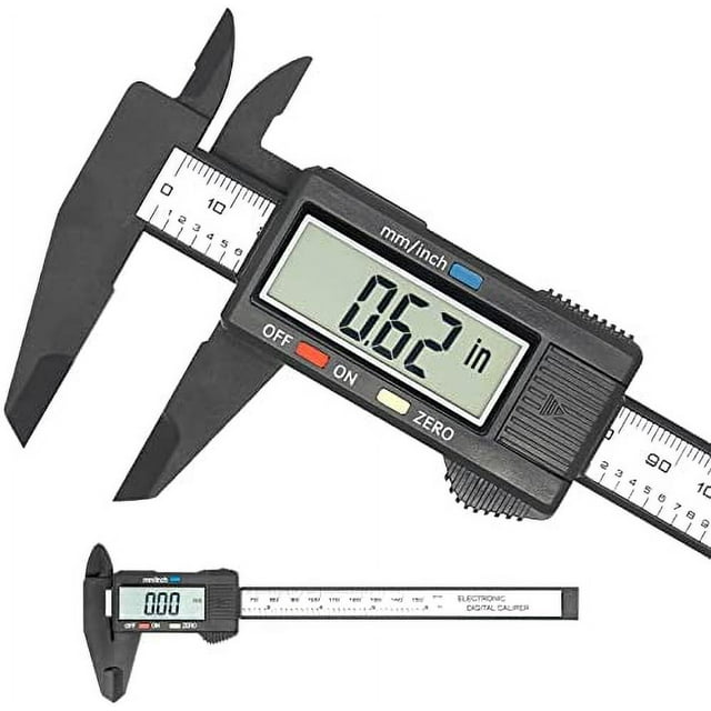 Vernier Caliper 0-150mm Measuring Tool 6 inch LCD Digital Electronic ...