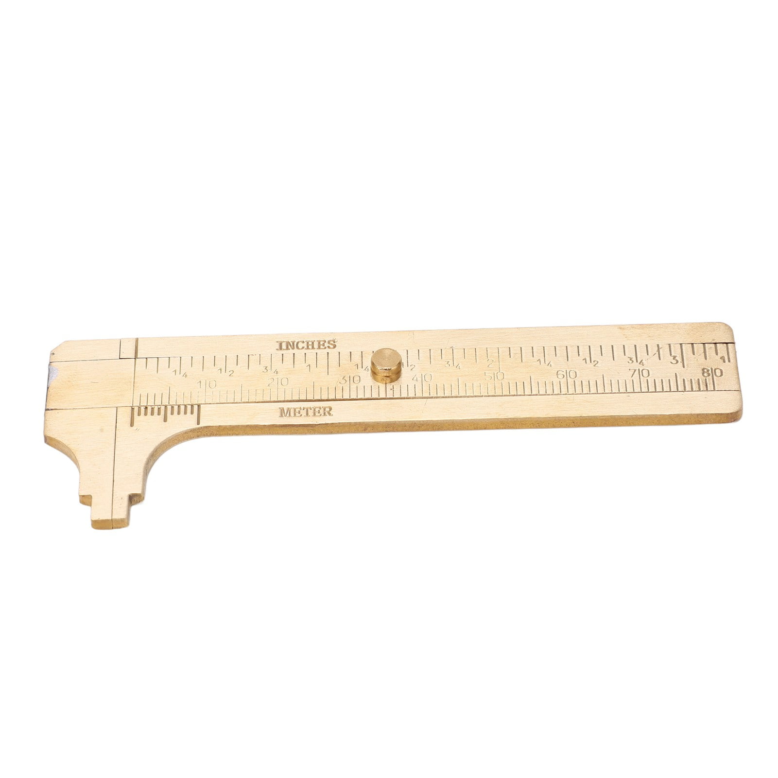 Vernier Caliper Brass Metric Inch Dual Scales Retro Style Measuring ...