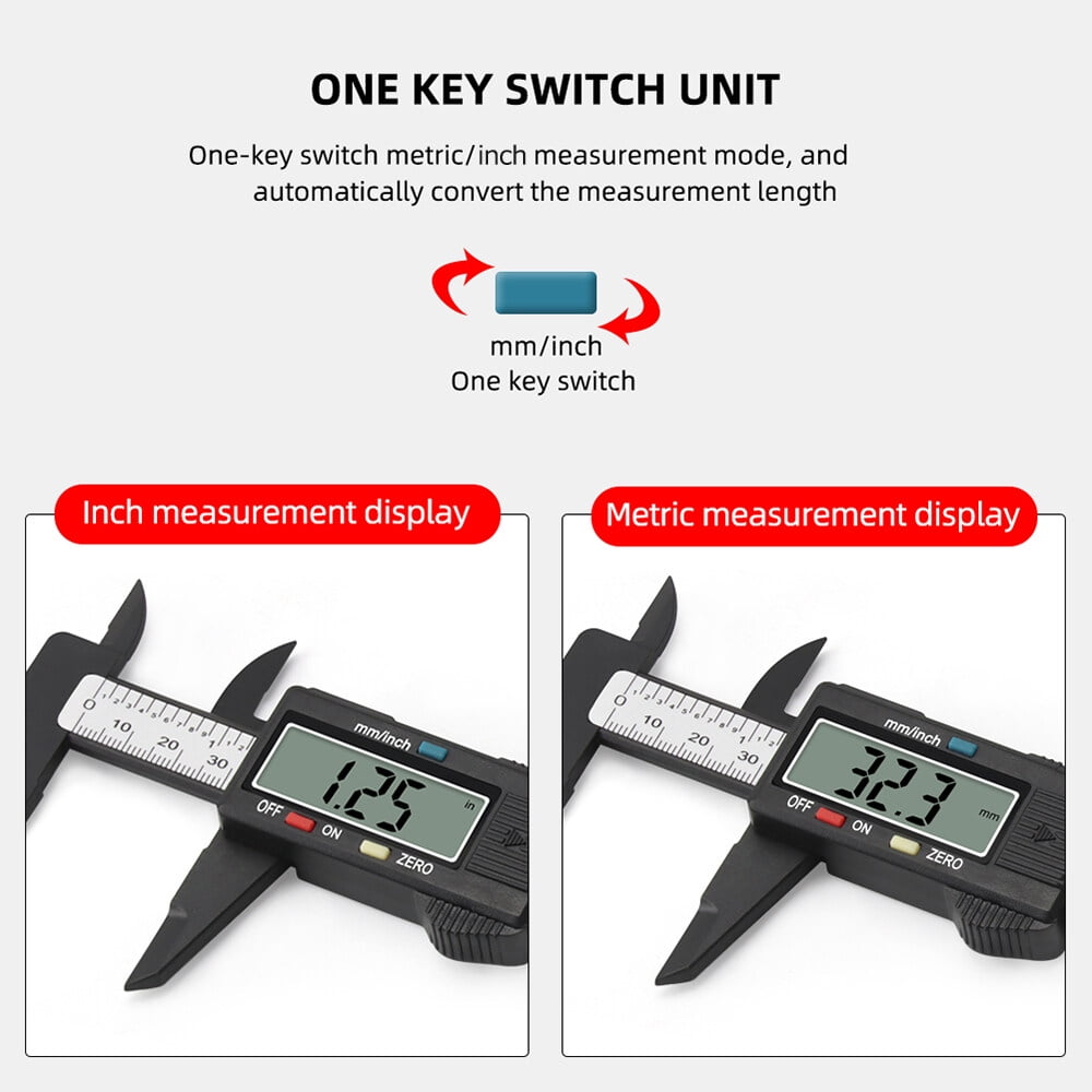 Vernier Caliper,Caliper Carbon Fiber Caliper Lcd Display Lcd Display ...