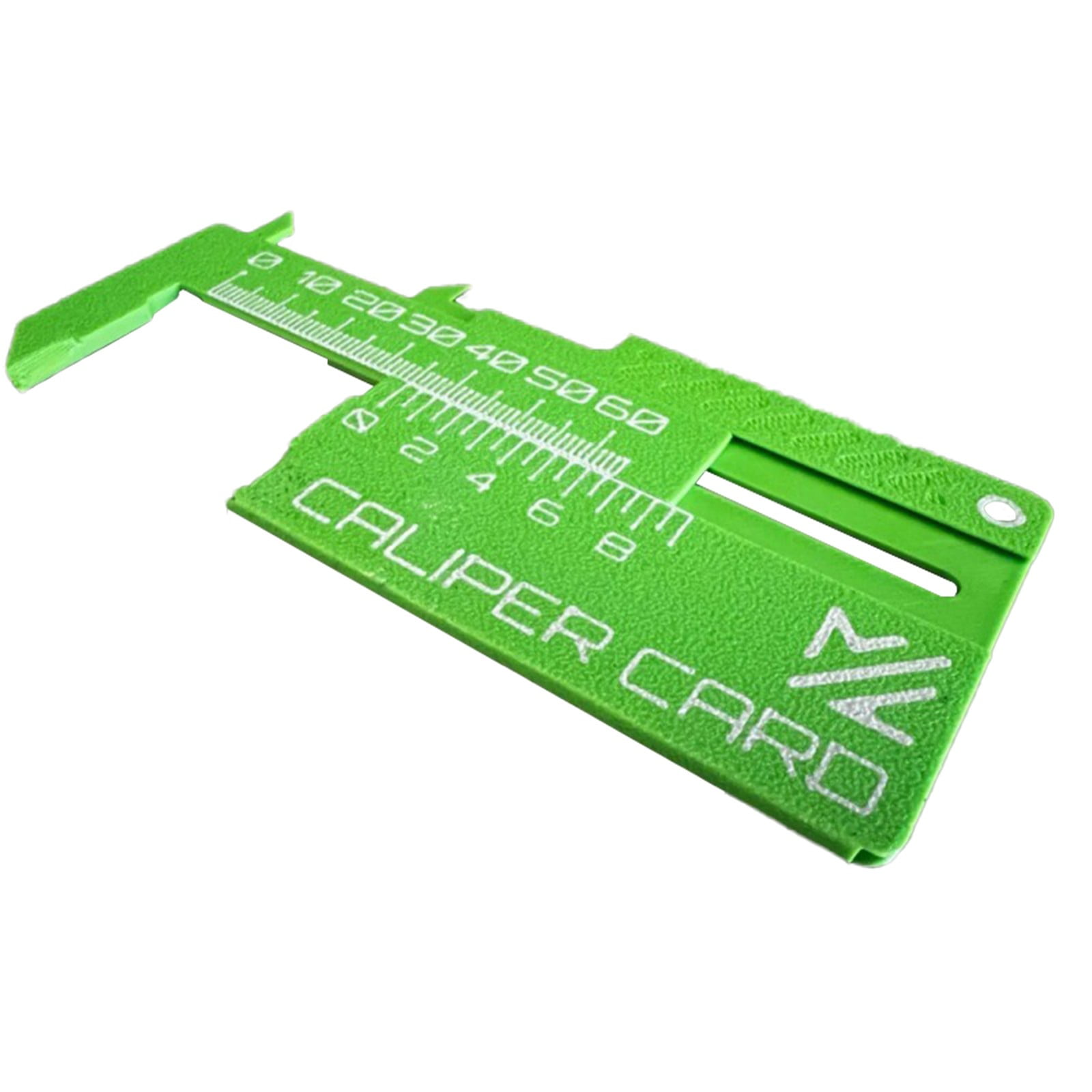 Vernier Caliper Card Keychain 3D Printing Measuring Tool Ruler, Green ...