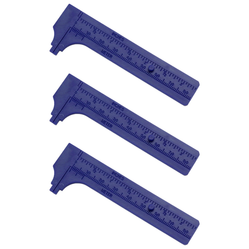 Vernier Caliper Double Scale Pocket Ruler Measuring Tool Suitable for ...