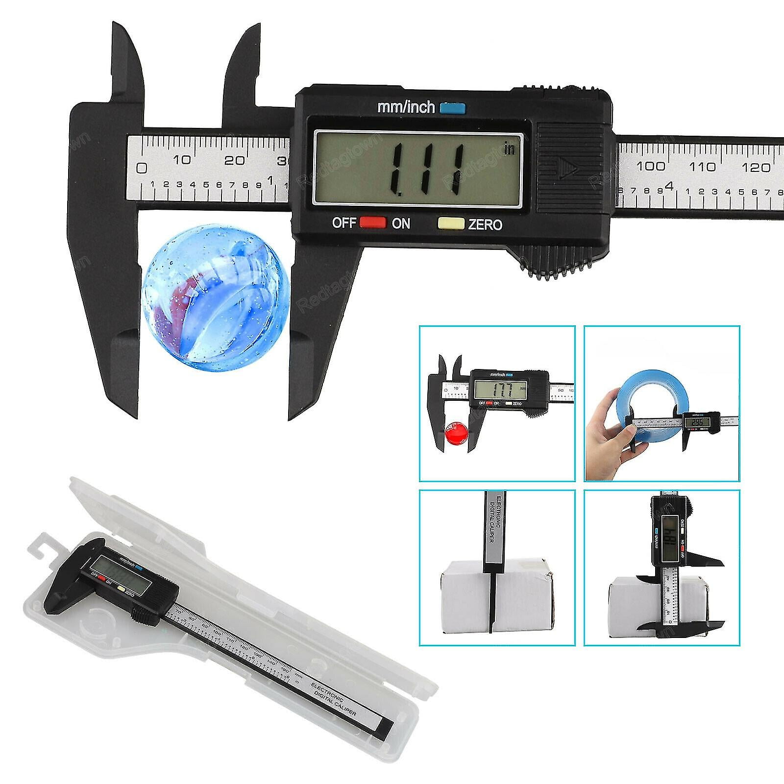 Vernier Caliper Gauge Micrometer Ruler - Walmart.com