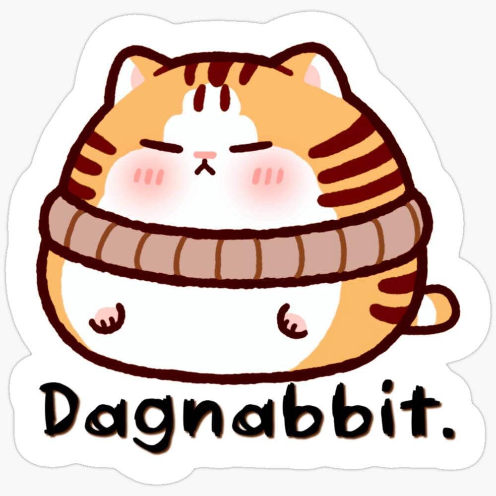 Vernon Crag - Dagnabbit Sticker Phone Decal Water Bottle Stickers Car Decals, Laptop Sticker ...