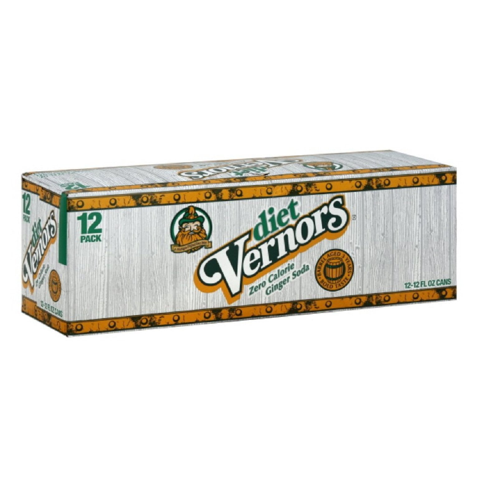 Vernor's Ginger Ale Diet, 12-Ounce (Pack of 2) - Walmart.com