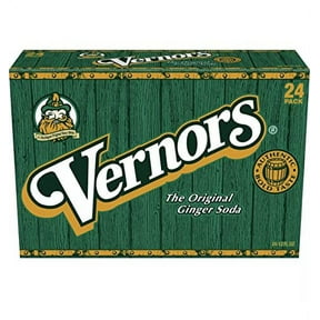 Vernors Ginger Ale Soda, 12 oz Cans, Pack of 48, Bold Refreshing Zesty ...