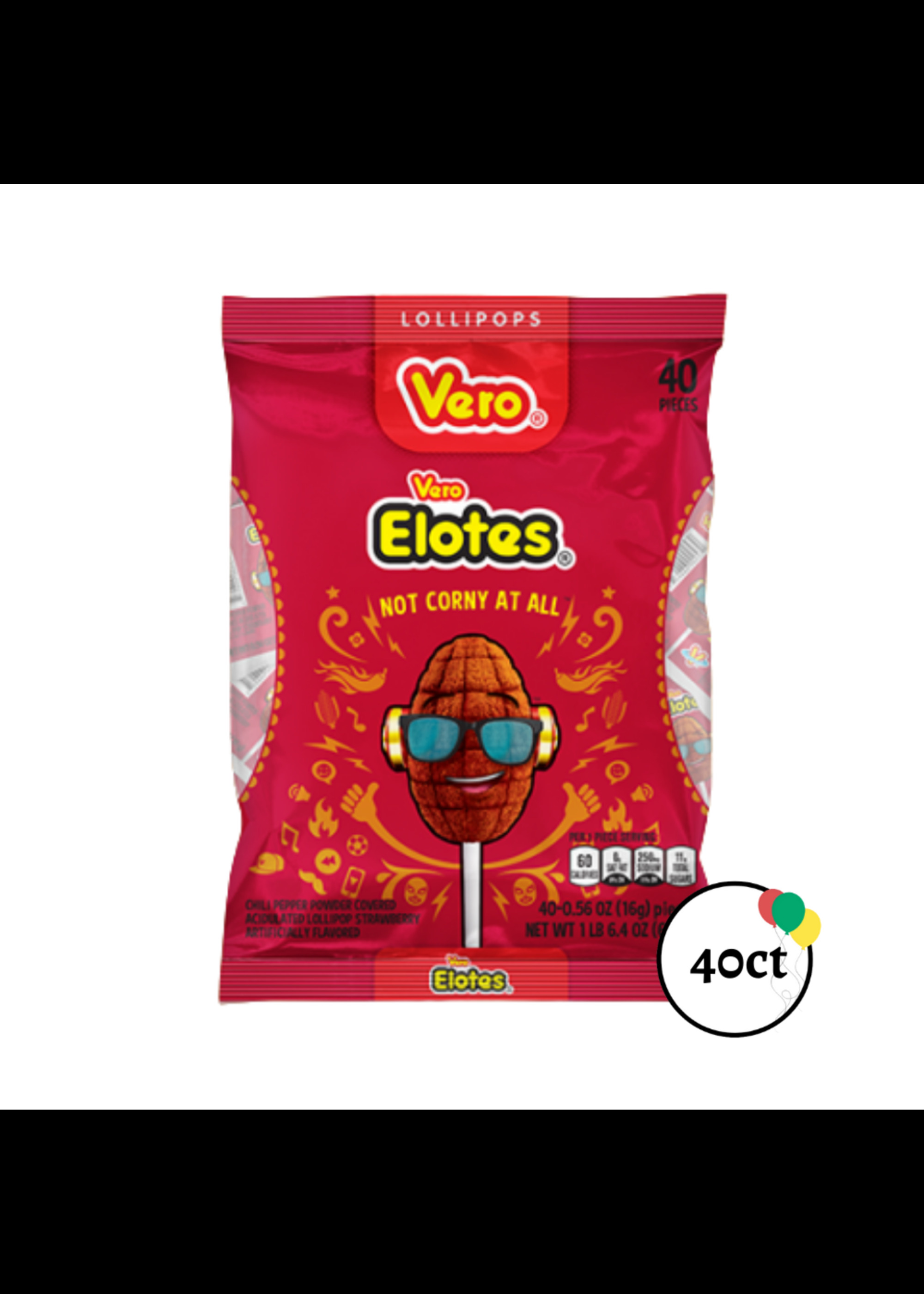Vero Elotes Lollipops 40 ct - Walmart.com