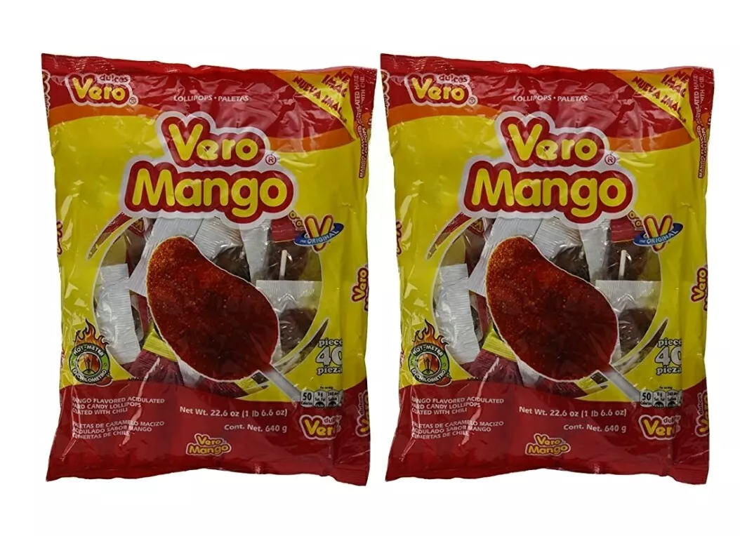 Vero Mango Lollipop-80 pcs(2 Bags) - Walmart.com