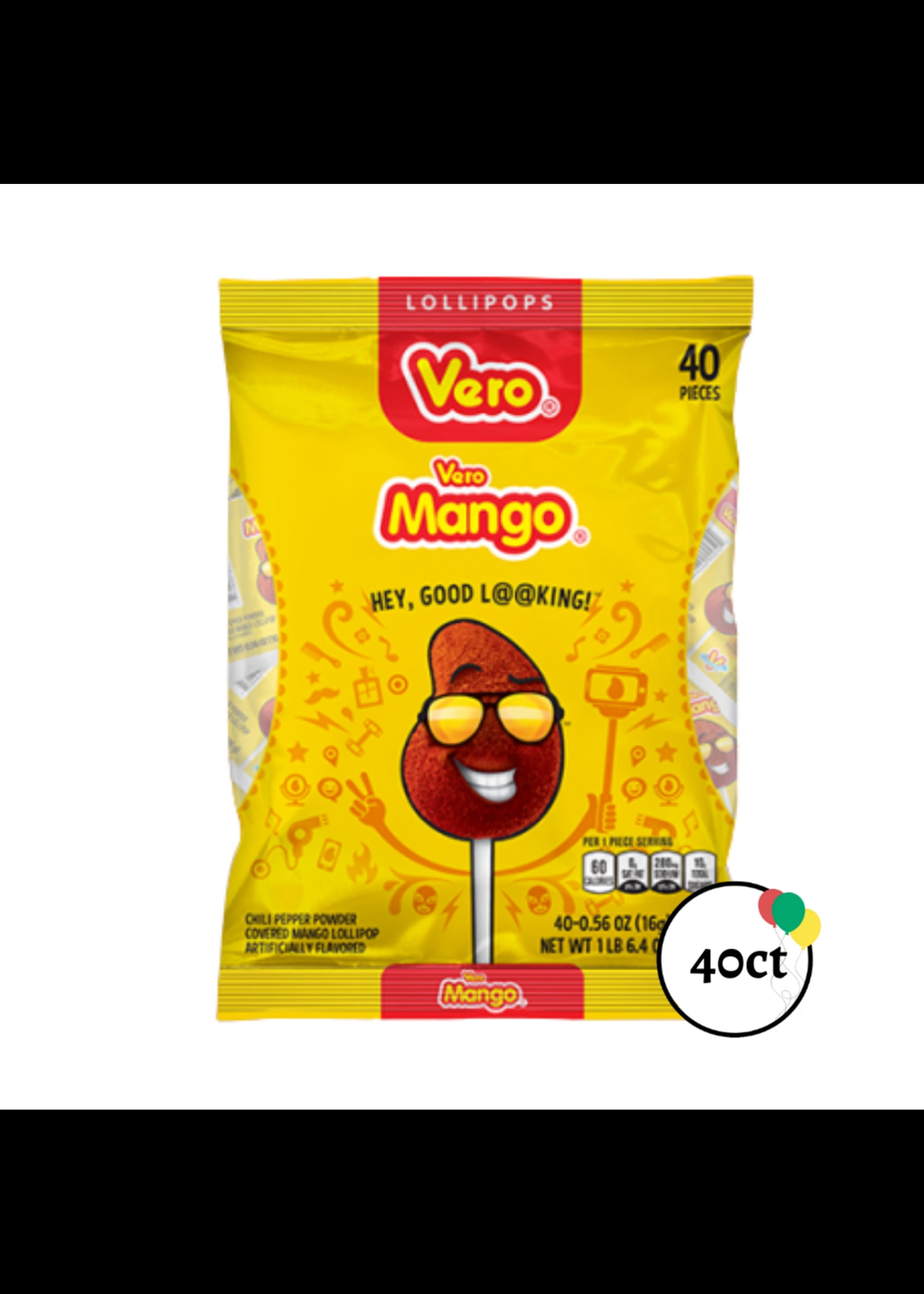 Vero Mango Lollipops 40 ct - Walmart.com
