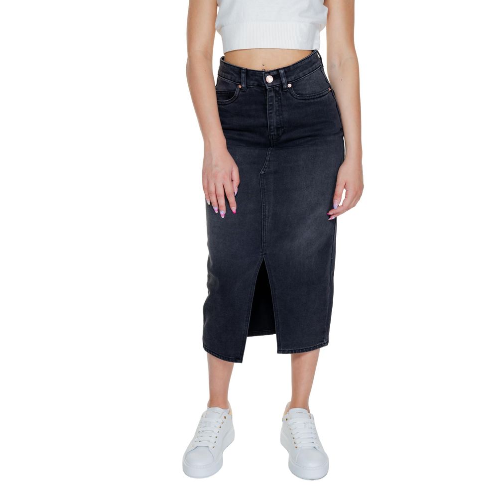 Vero Moda Black Cotton Skirt - Walmart.com