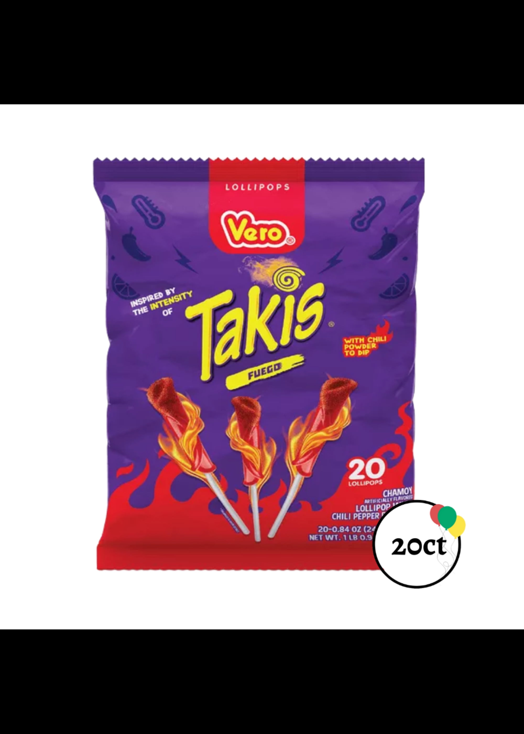 Vero Paleta Takis 20 ct - Walmart.com