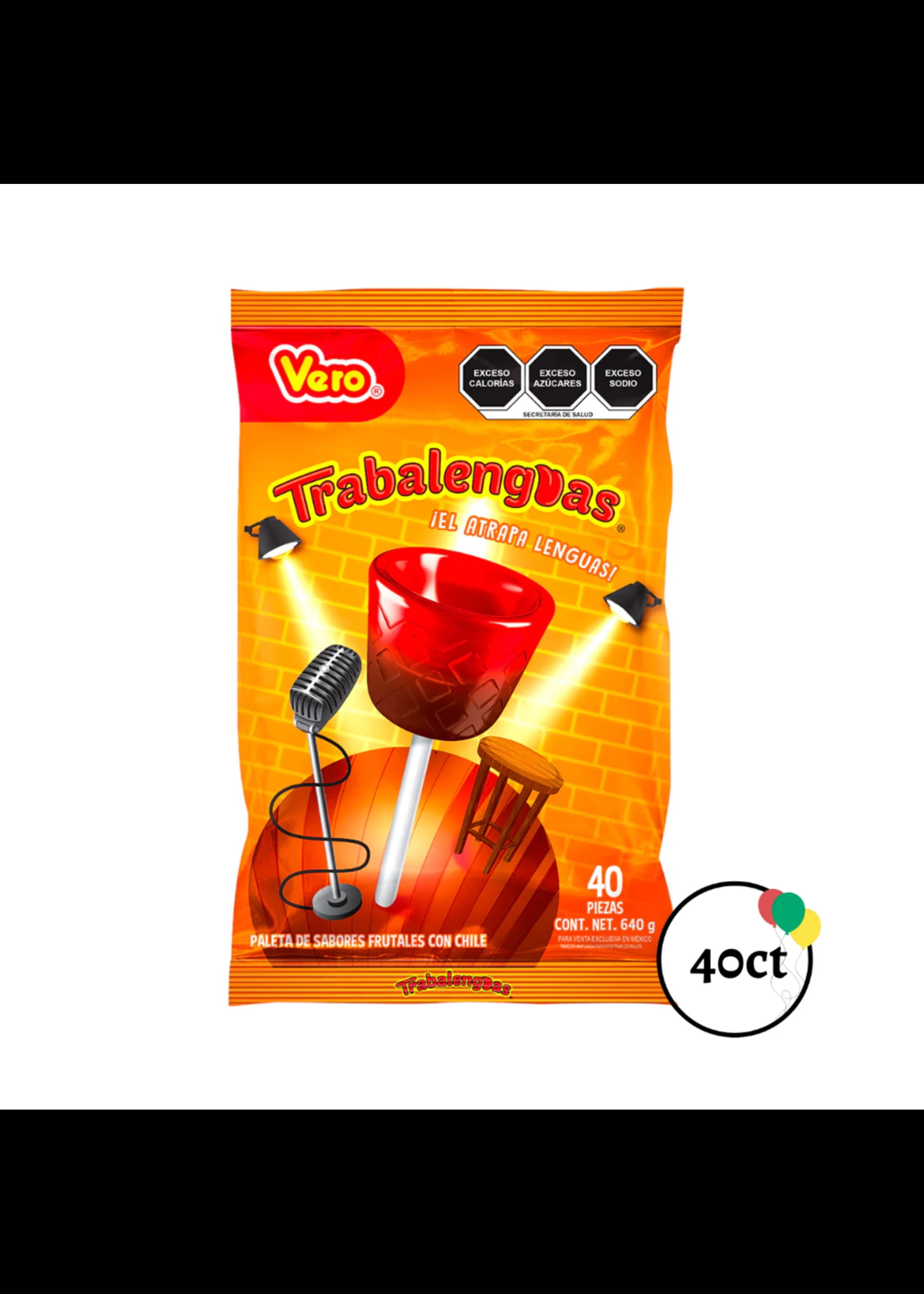 Vero Paleta Trabalenguas 40 ct - Walmart.com