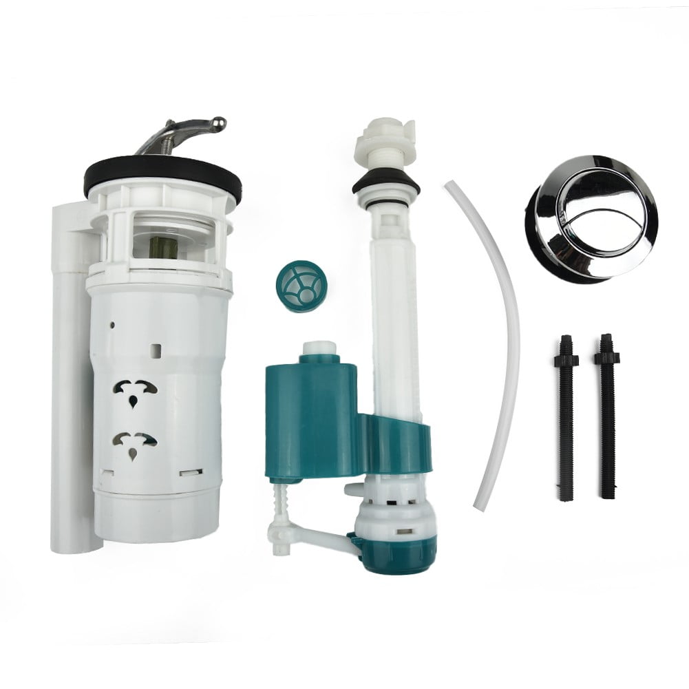 Verolina Cistern Toilet Fill Parts Water Drain Flush Valve Button Set ...
