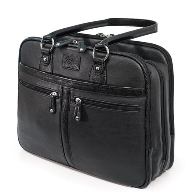 Verona 16 in. Laptop & Tablet Tote - Black - Walmart.com