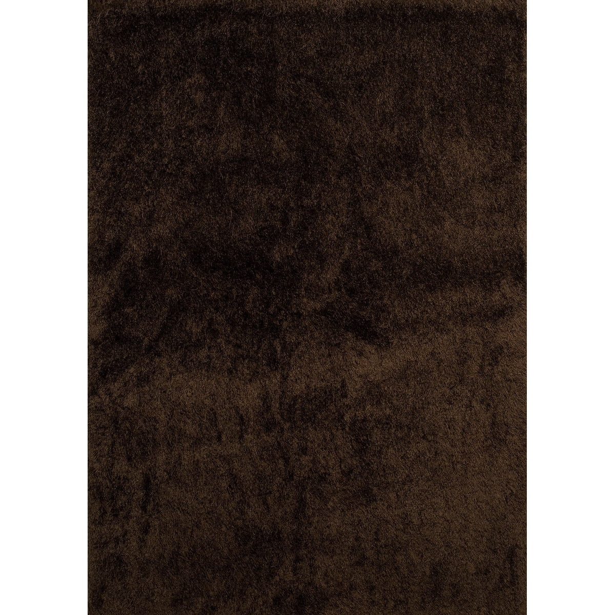 Verona Chocolate Shag Area Rug - 5'3" x 7'2" - Walmart.com