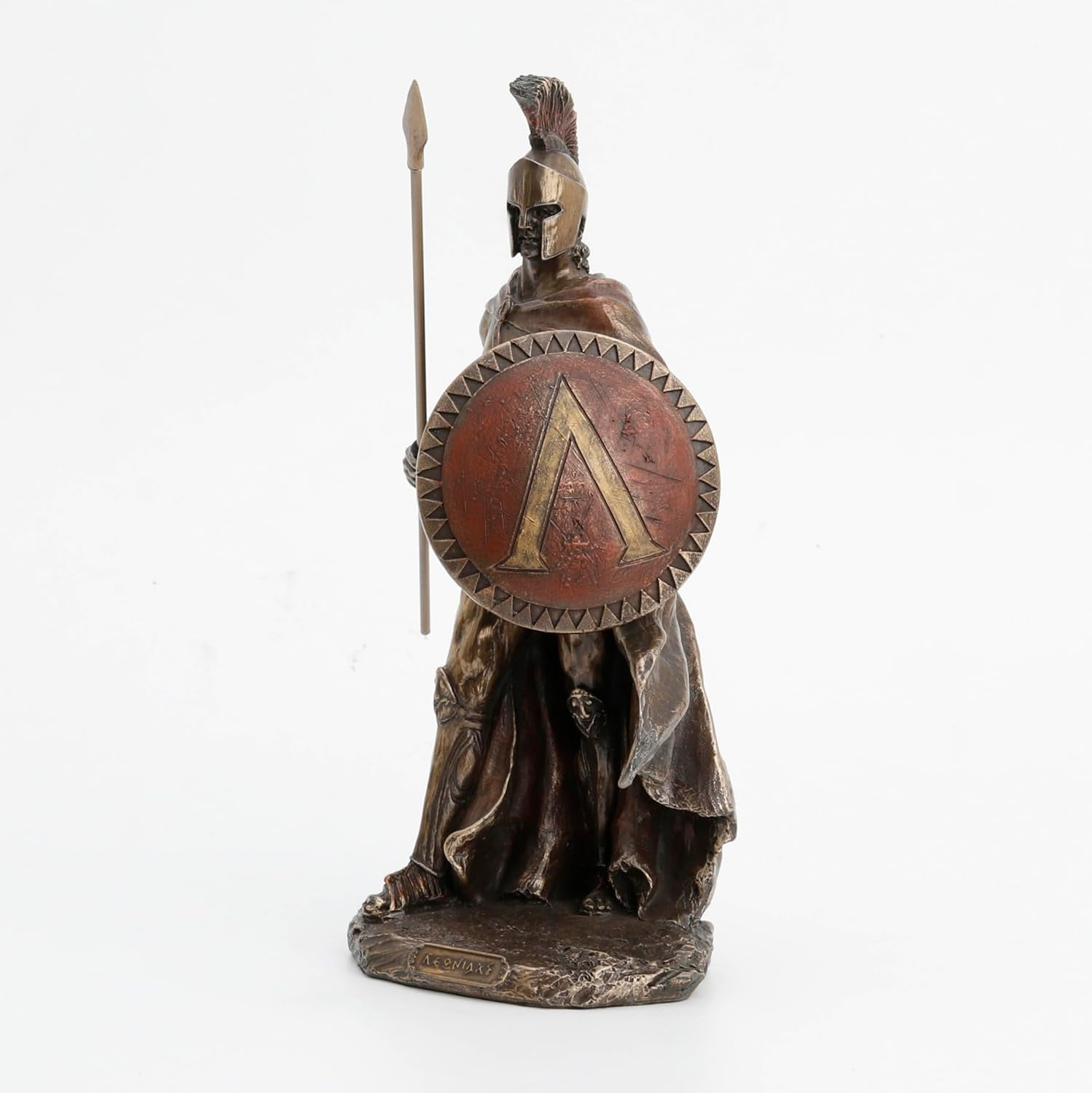 Veronese 9 7/8 Inch Leonidas Spartan King with Spear and Shield Cold ...