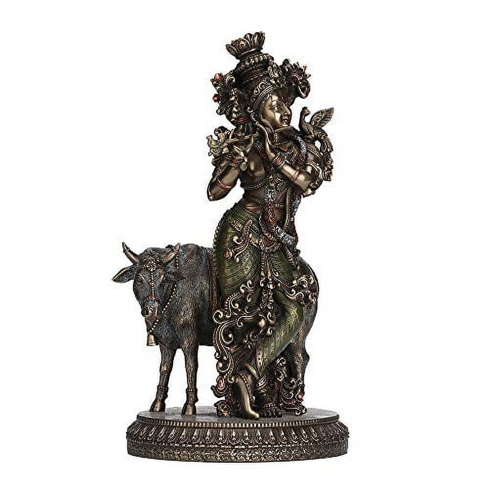 Veronese Design 10 1/2 Inch Hindu God Krishna and The Holy Cow Cold ...