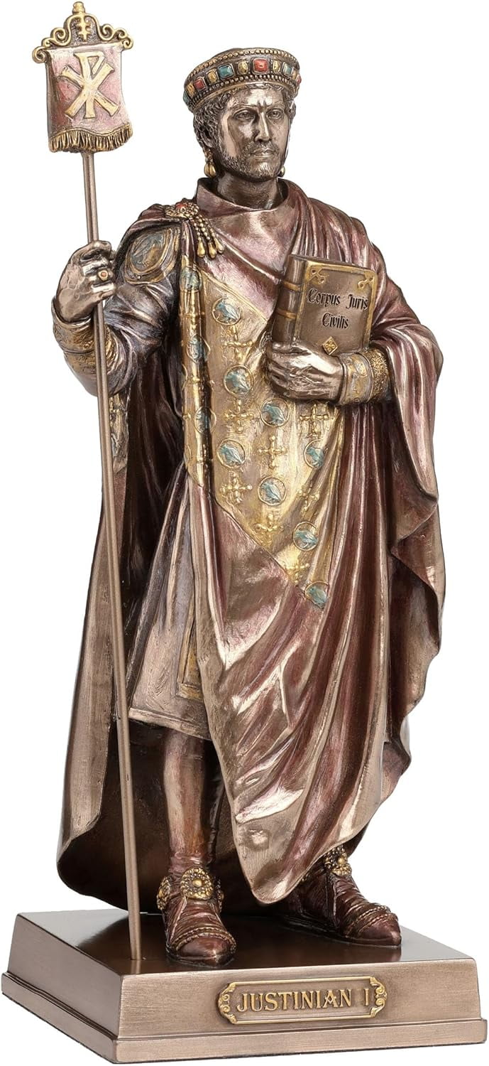 Veronese Design 10 1/4 Inch Byzantine Emperor Justinian The First Cold ...