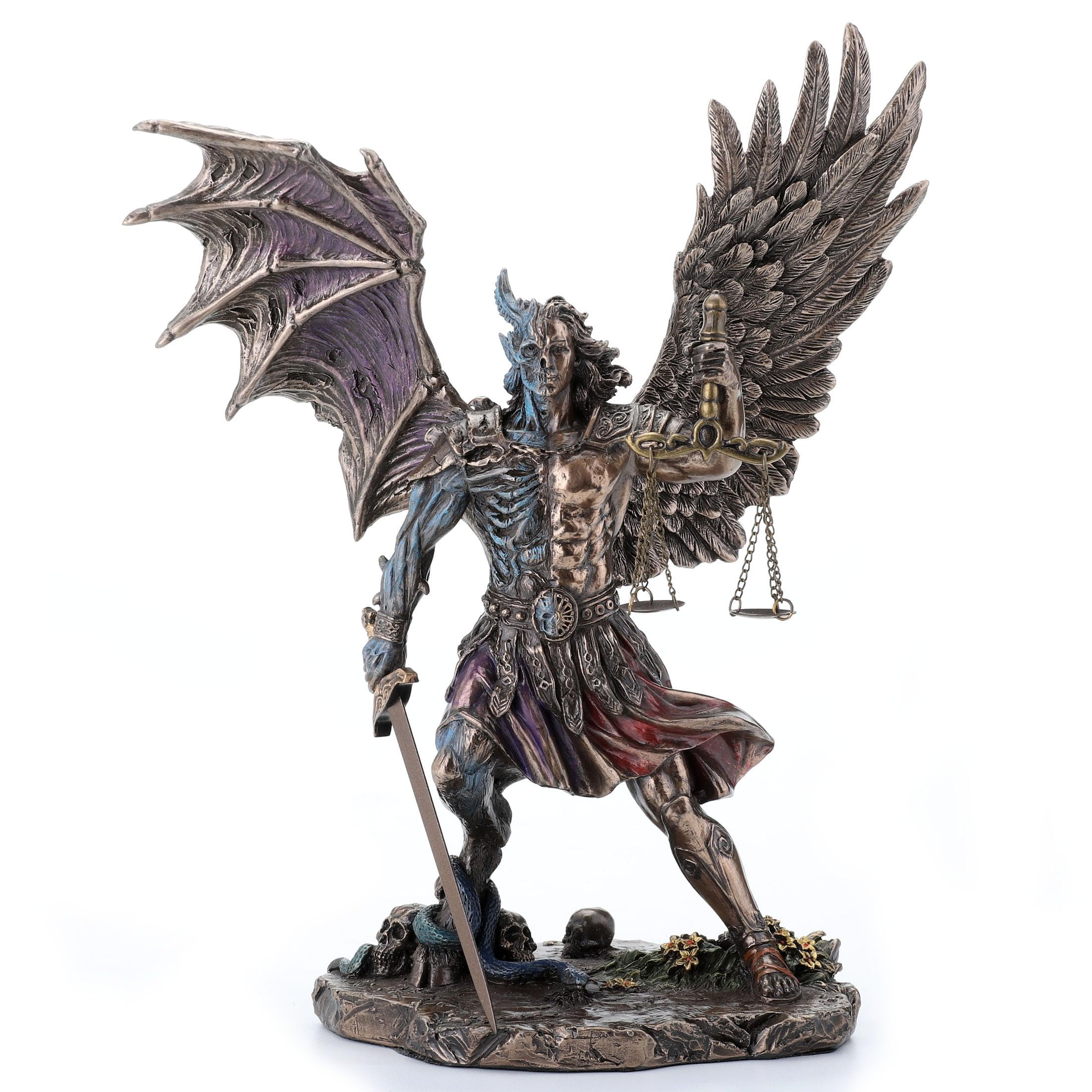 Veronese Design 10 1/4" Judgement of The Nephilim Resin Statue Antique ...